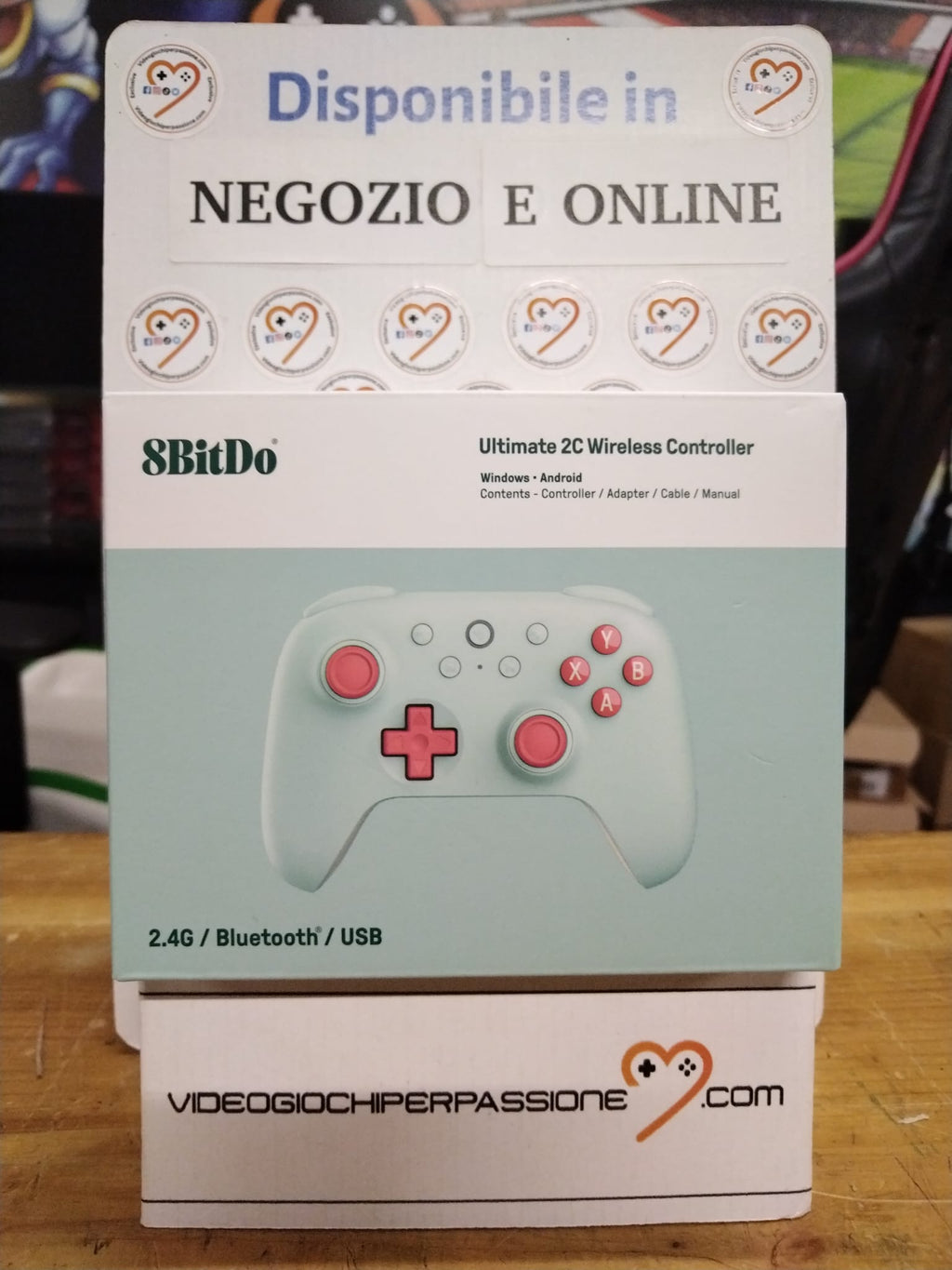 8Bitdo Ultimate 2C Wireless Controller for Windows PC and Android