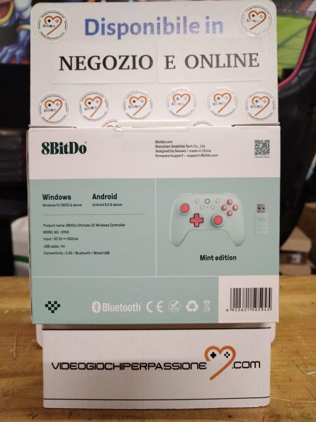 8Bitdo Ultimate 2C Wireless Controller for Windows PC and Android