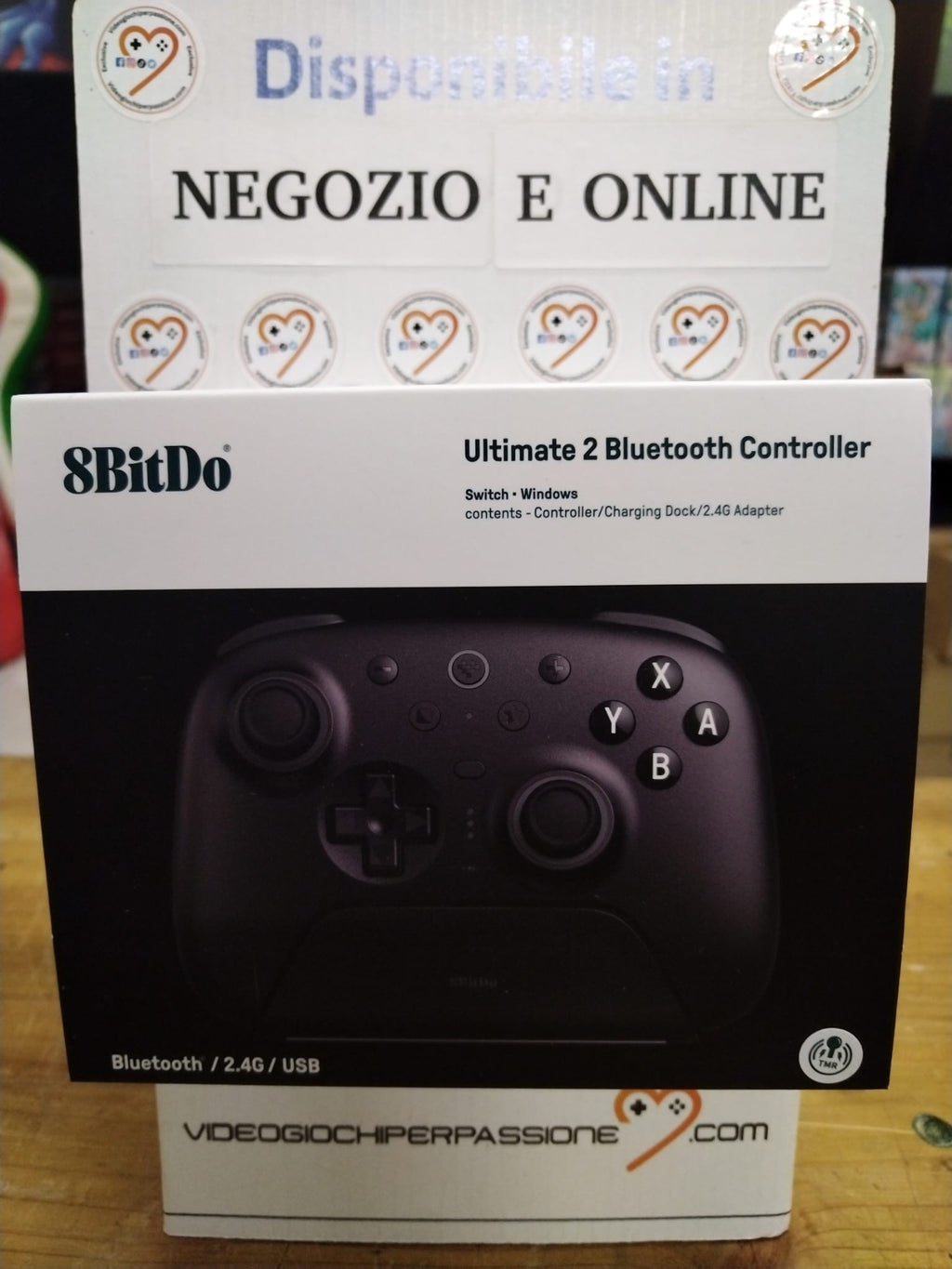 8Bitdo Ultimate 2 Bluetooth Controller Switch/Switch 2 e PC Windows