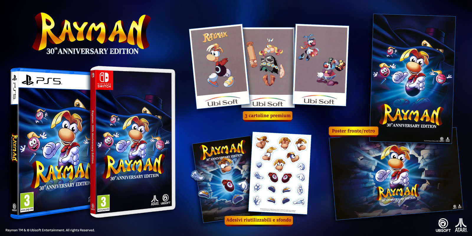 Rayman: 30th Anniversary Edition Nintendo Switch Edizione Europea [Pre