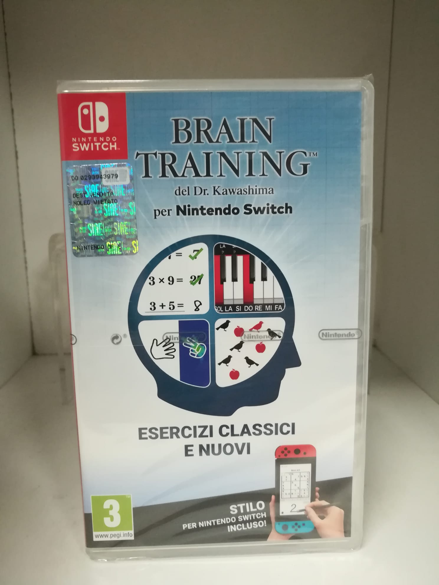 BRAIN TRAINING del DR. kawashima per nintendo switch