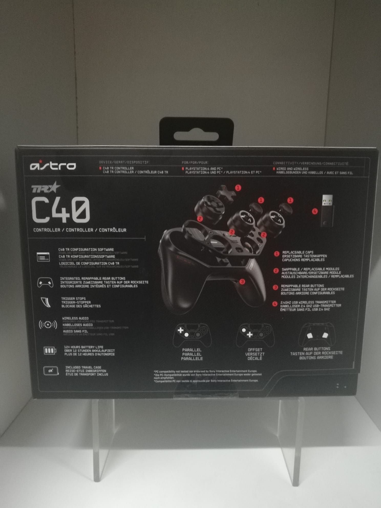 ASTRO C40 TR CONTROLLER BLACK Playstation 4 - PC Games (ESPOSIZIONE NE