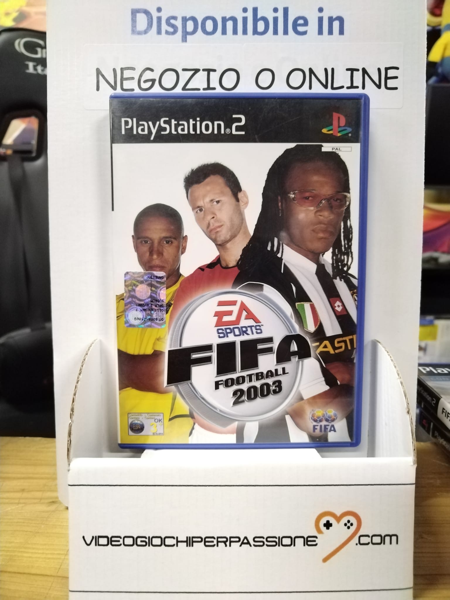 FIFA FOOTBALL 2003 PS2 (usato garantito)(versione italiana)