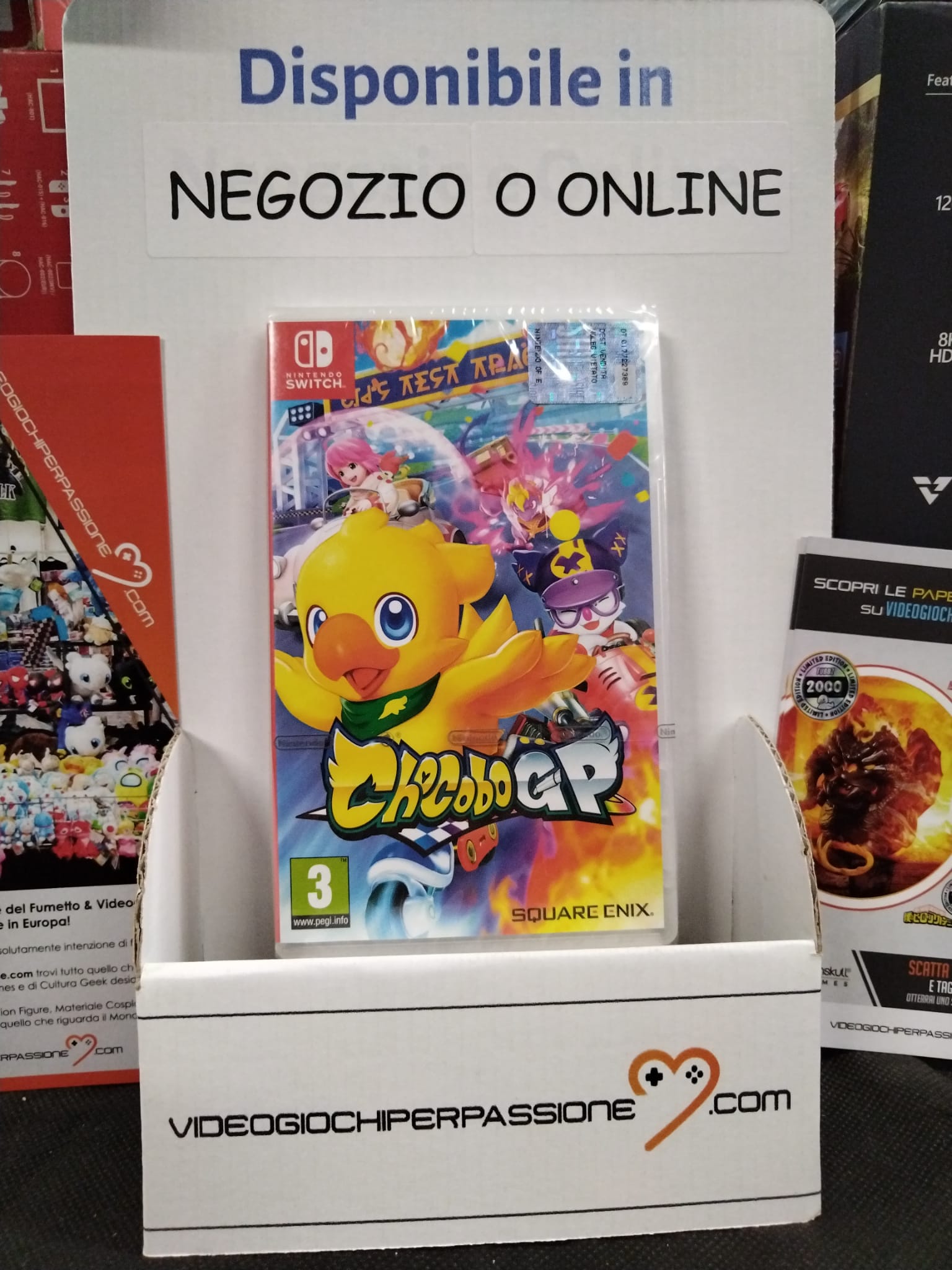 Chocobo GP - Nintendo SWITCH- edizione Italiana - Versione su scheda