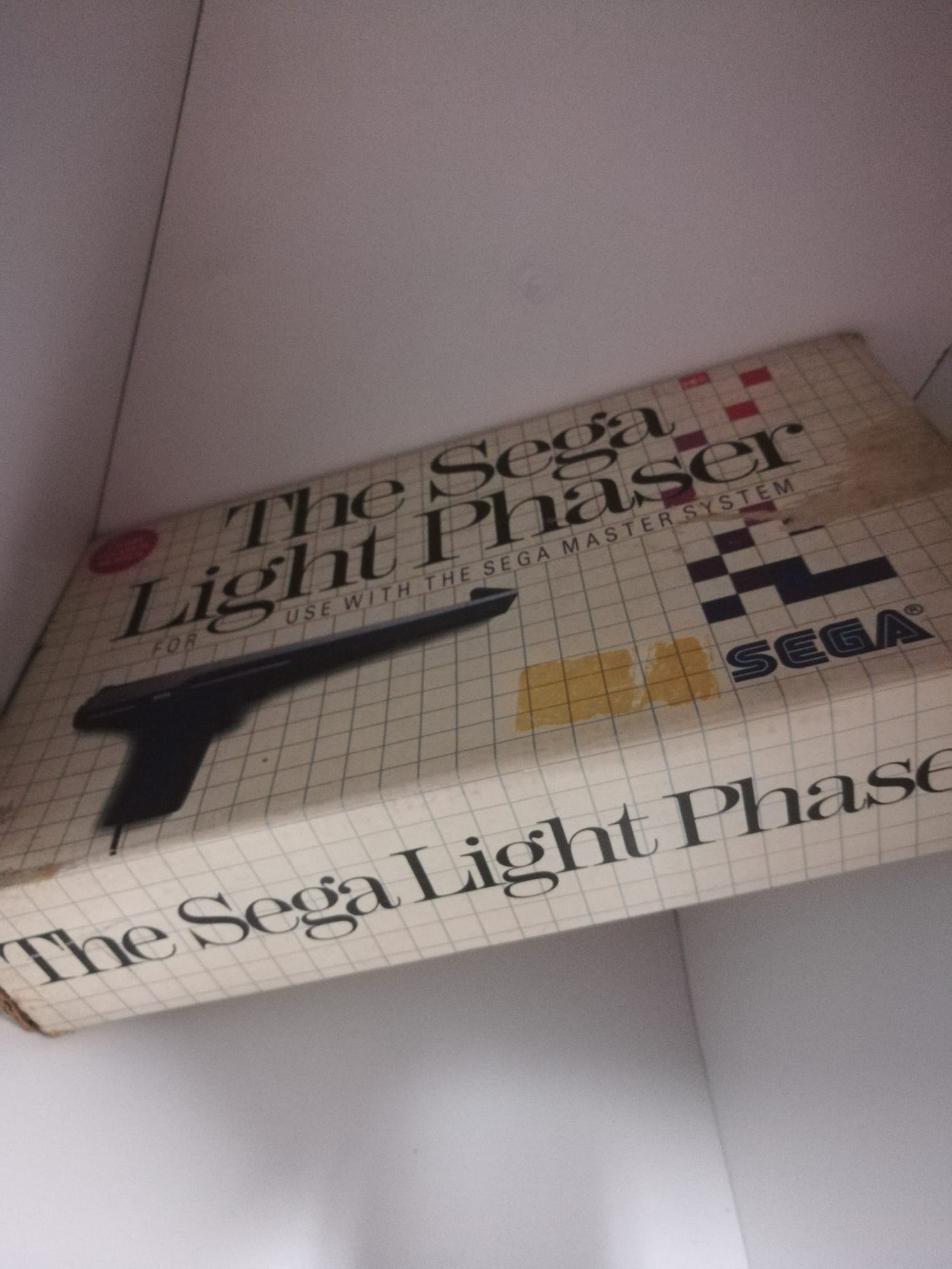 THE SEGA LIGHT PHASER SEGA MASTER SYSTER (usato garantito)