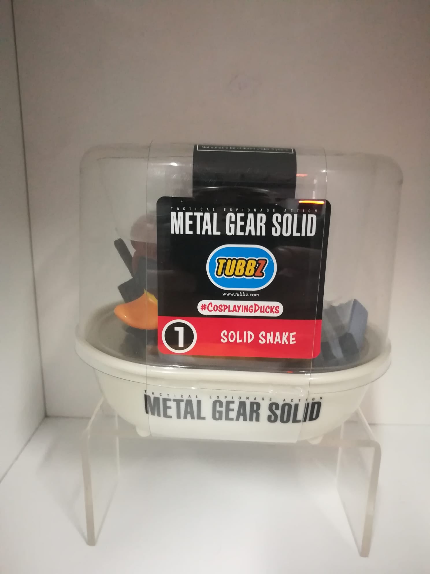 Tubbz Metal Gear Solid #Cosplaying Ducks- Solid Snake
