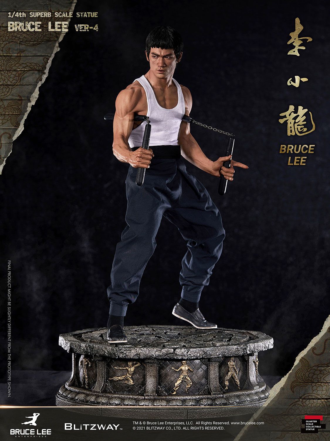 Bruce Lee: Tribute Statue ver. 4 Edizione Limitata 57 CM [Pre-Oder]
