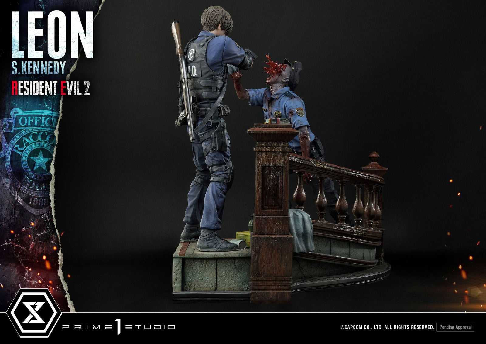 Resident Evil 2 Statue Leon S. Kennedy 58 cm - Prime 1 Studio