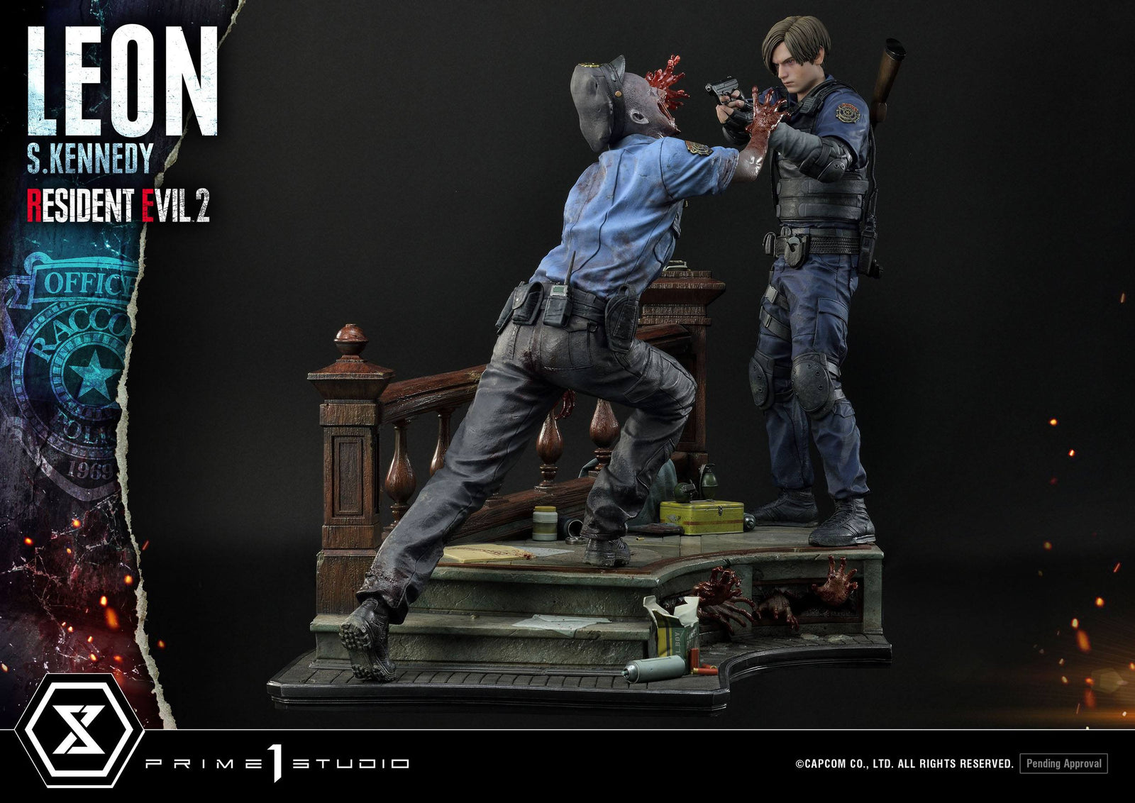 Resident Evil 2 Statue Leon S. Kennedy 58 cm - Prime 1 Studio